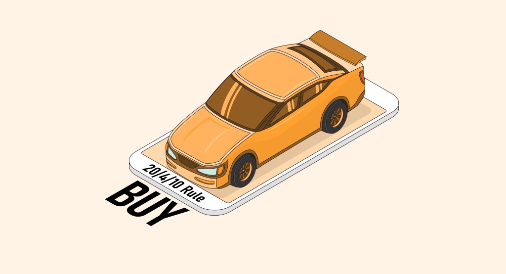20/4/10 Car Buying Rule: Visual Guide